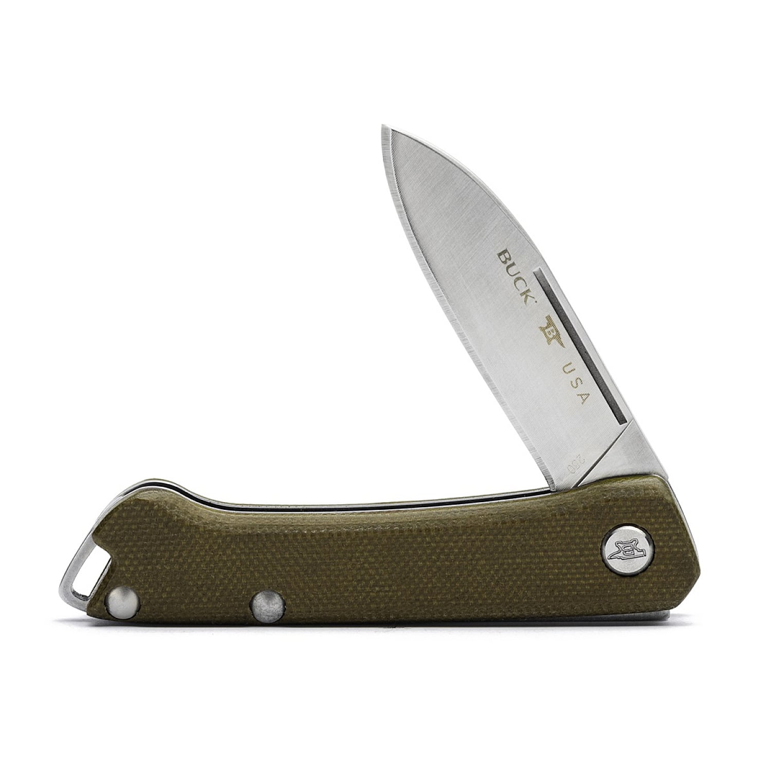Buck Saunter Green Pocket Knife | Knivesworld.eu