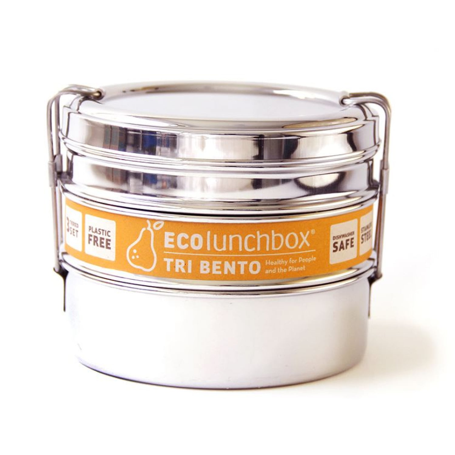 Eco Lunchbox Tri Bento • Stevige lunchbox gemaakt van RVS ...