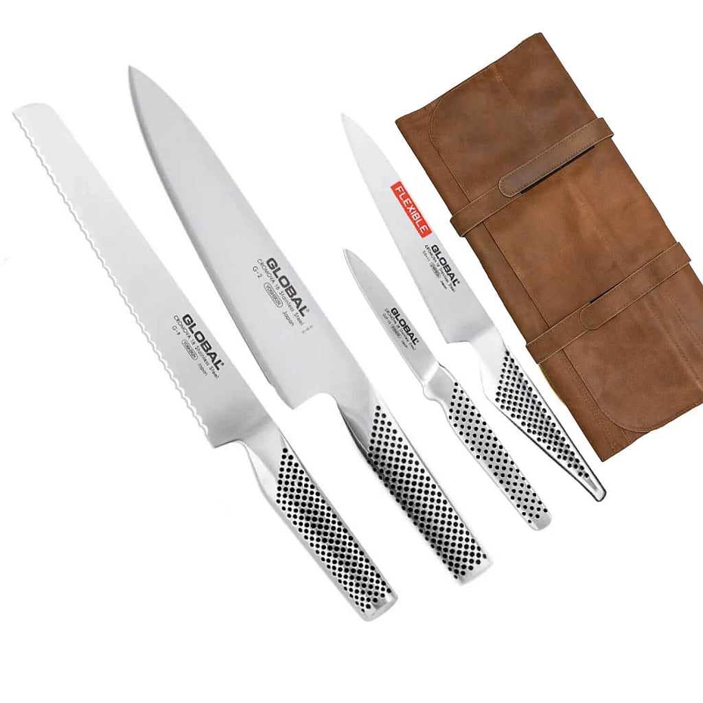 Global Knife Set + Folder 4 Piece | Knivesworld.eu