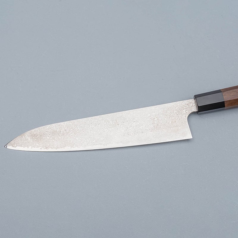 Hatsukokoro Ginyo Ginsan Damast Gyuto 24 cm | Knivesworld.eu