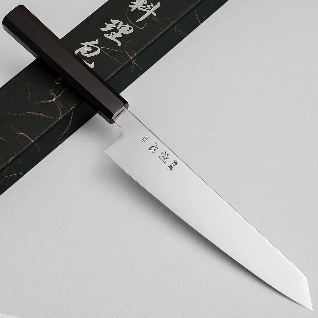 Hatsukokoro Hikari SLD Ebony Kiritsuke 20.5 cm | Knivesworld.eu