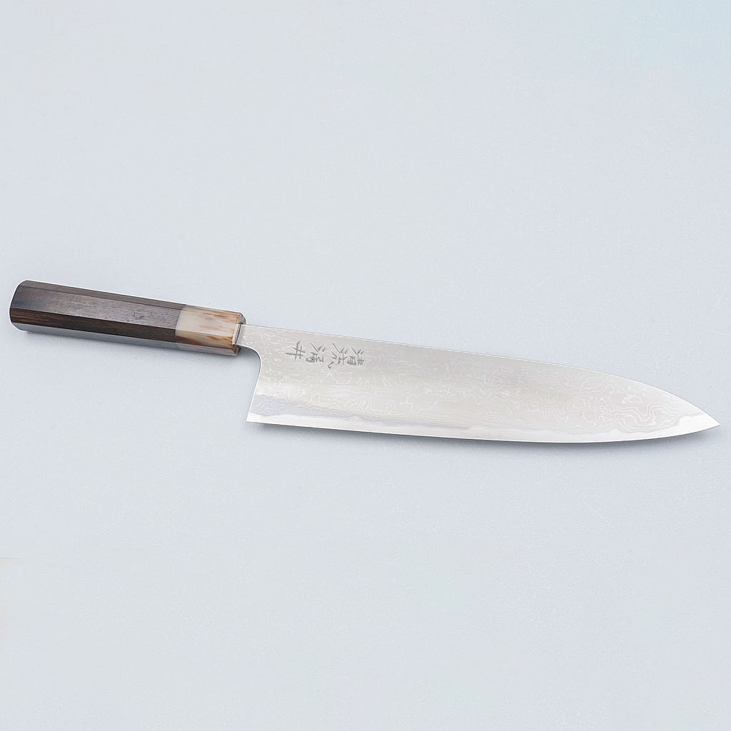 JNS Wakui Seiryu Damast Gyuto 24 cm | Knivesworld.eu