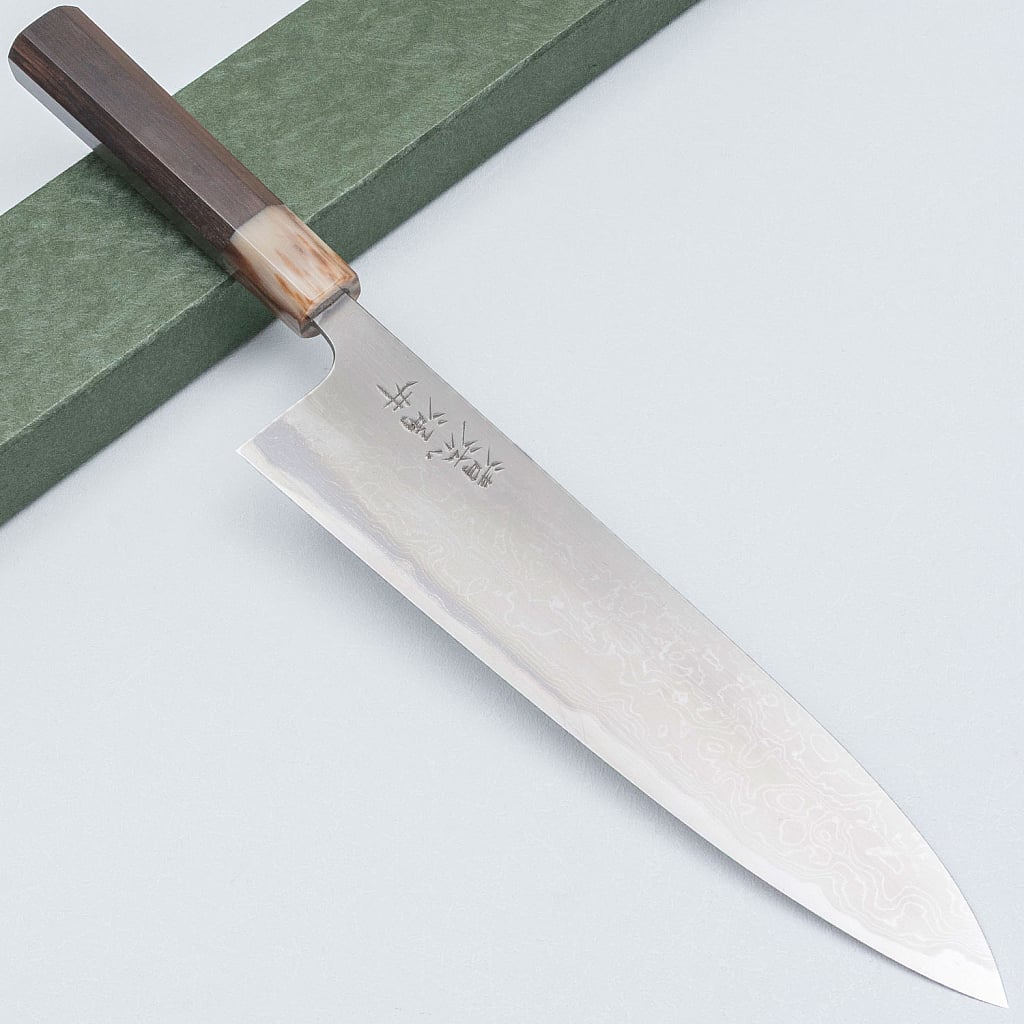 JNS Wakui Seiryu Damast Gyuto 24 cm | Knivesworld.eu