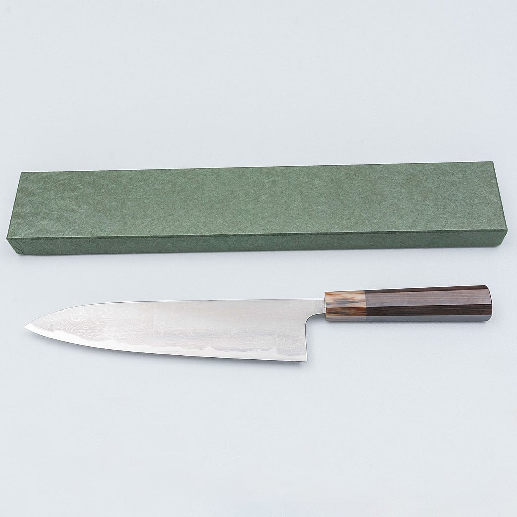 JNS Wakui Seiryu Damast Gyuto 24 cm | Knivesworld.eu