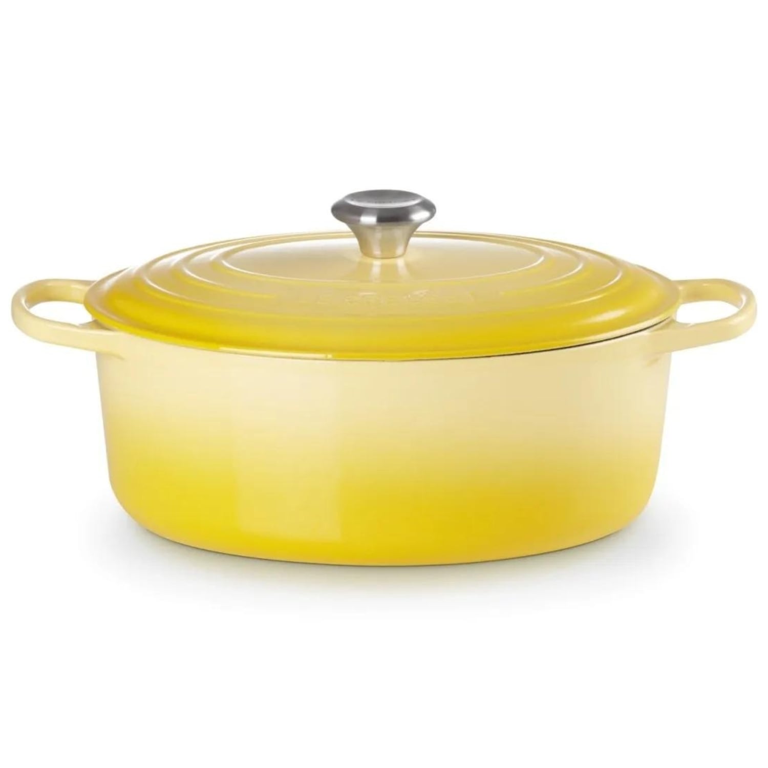 Le Creuset Signature Casserole Oval 31 cm Yellow! | Knivesworld.eu