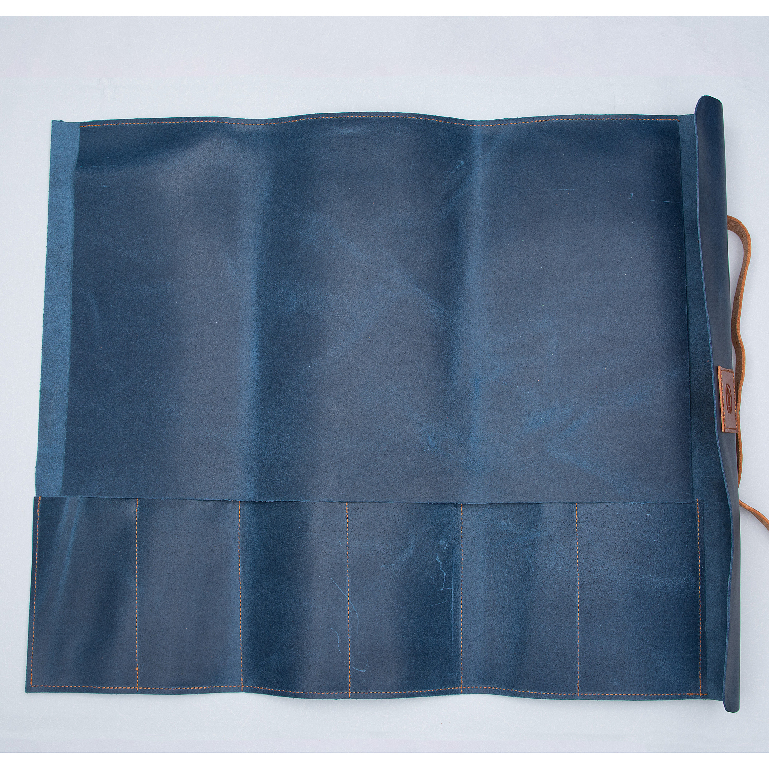 Liam's Knife Roll Large Blue | Knivesworld.eu