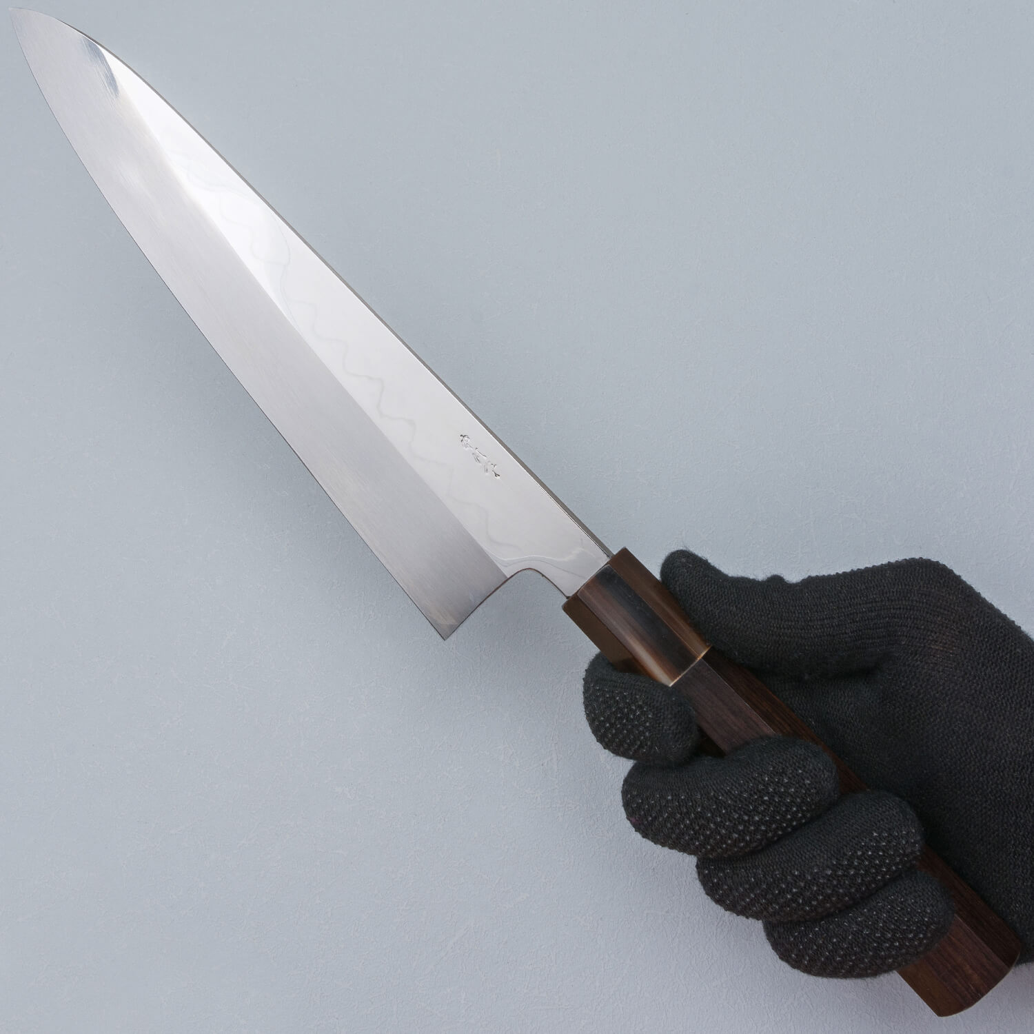 Nakagawa Satoshi Shiro #3 Oil Honyaki Mirror Finished Gyuto 240 - NS-HK-HON-MIR-SH3-24-HO-EB ...