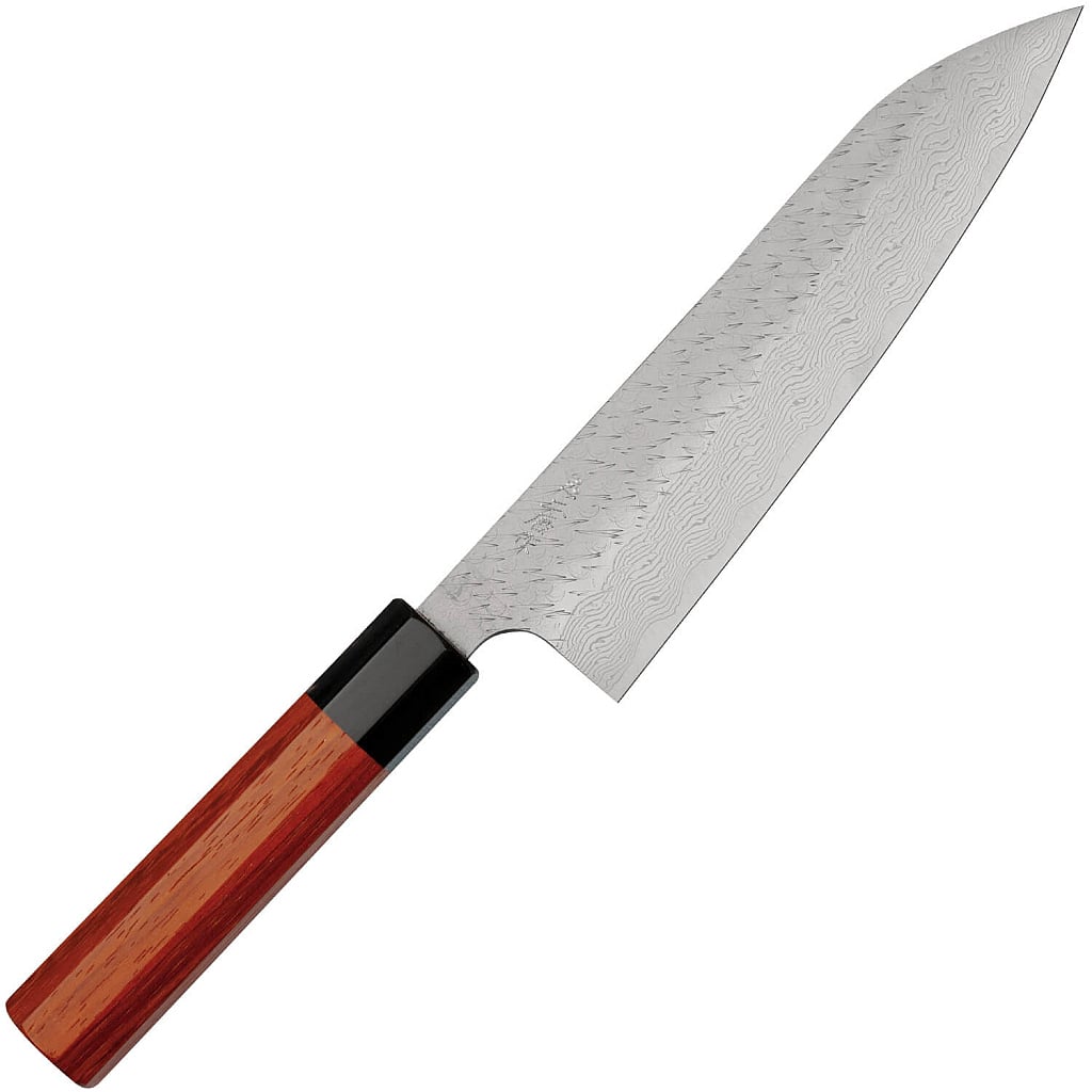 Nigara STRIX Tsuchime Migaki Padouk Gyuto 21 cm | Knivesworld.eu