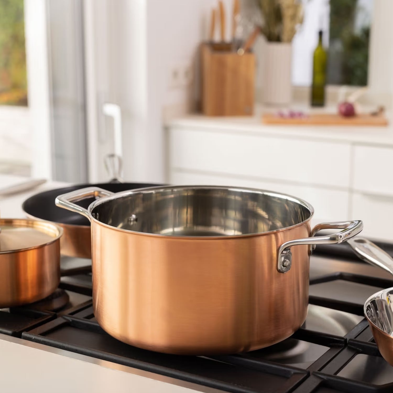 Olavson Pure Edition Copper Cooking Pan 24 x 9.5 cm - kupfertopf-pure ...