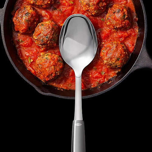 OXO Groentenlepel SteeL - 3120100 | Meesterslijpers.nl