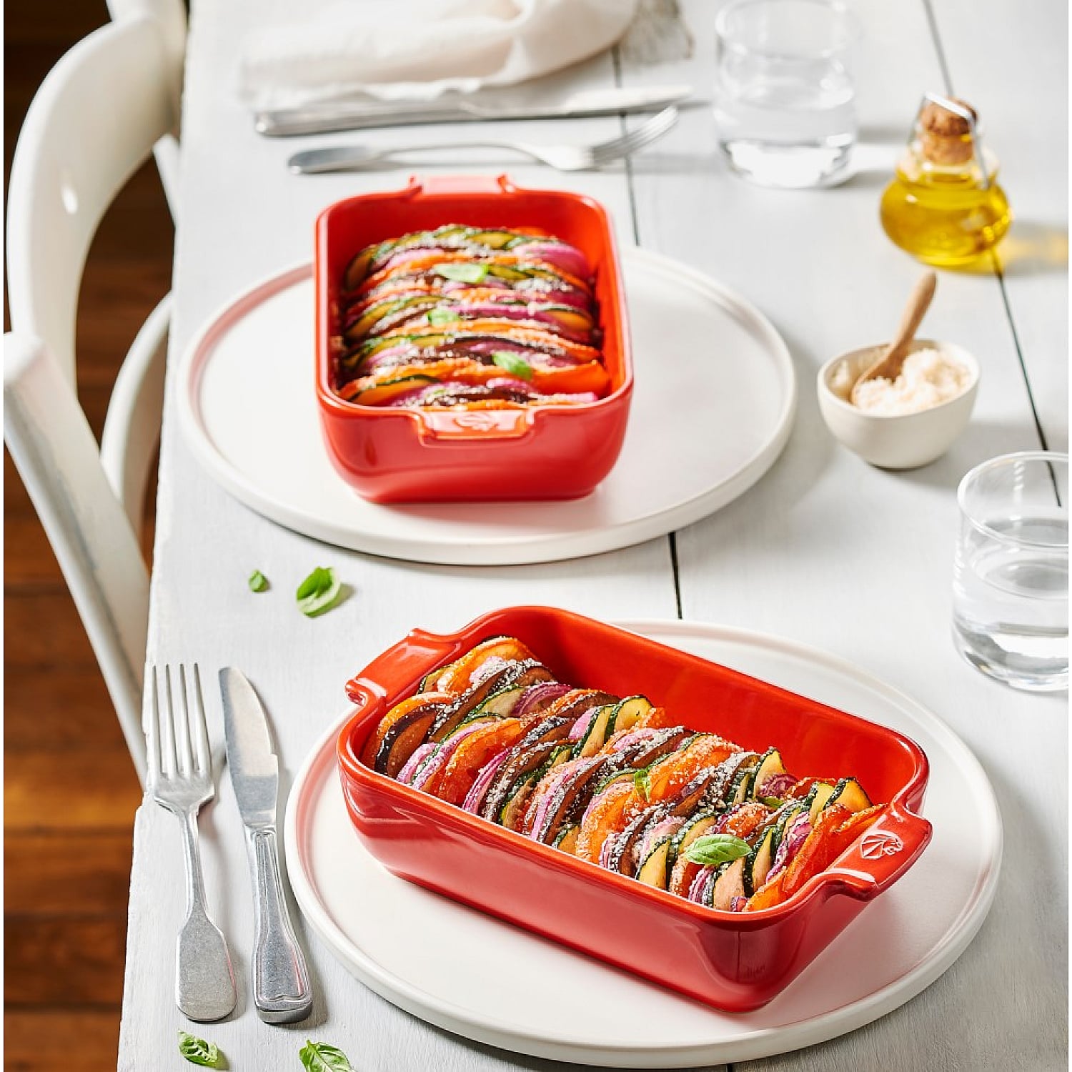 Peugeot Appolia Ovenschaal Rechthoek 36 cm Rood | Meesterslijpers.nl