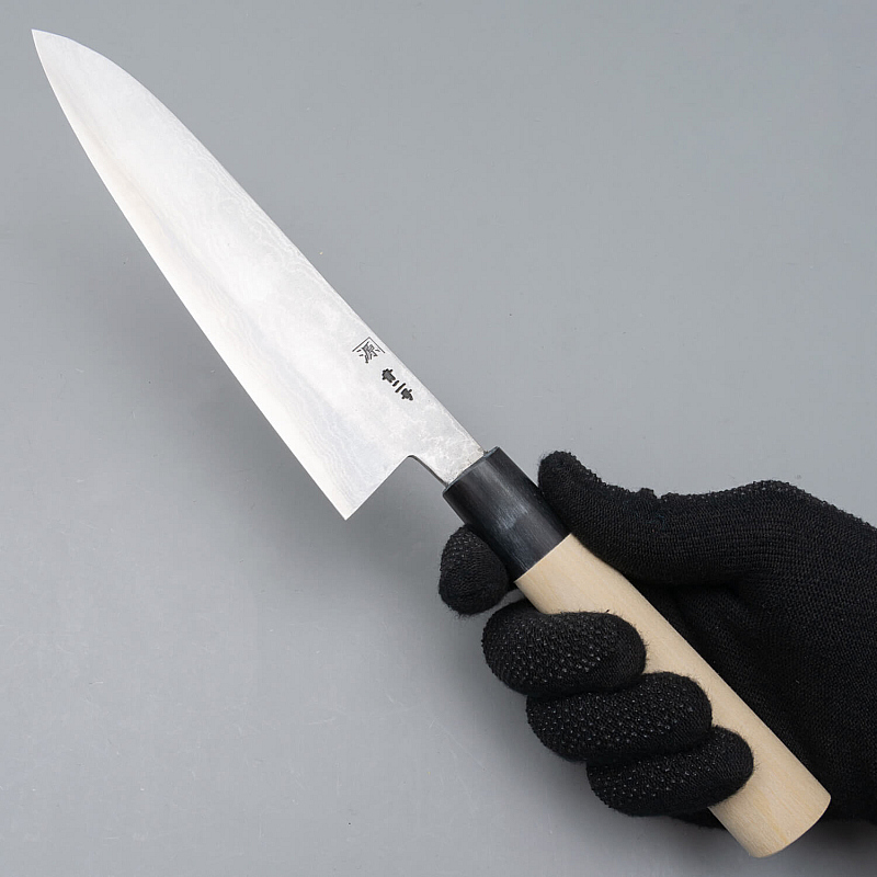 Shigeki Tanaka Aogami 2 Damascus Gyuto 18 cm - st-3206 | Knivesworld.eu