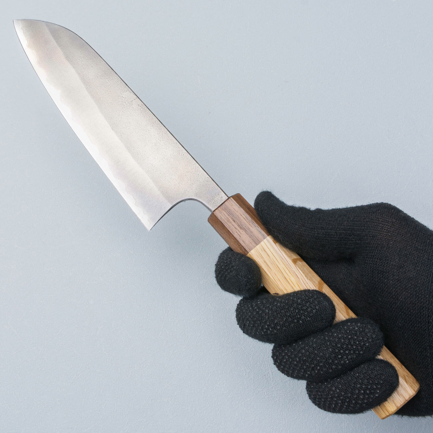 Yoshimi Kato Aogami Super Nashiji Cherry Santoku 17 cm - D-503OWN | Knivesworld.eu