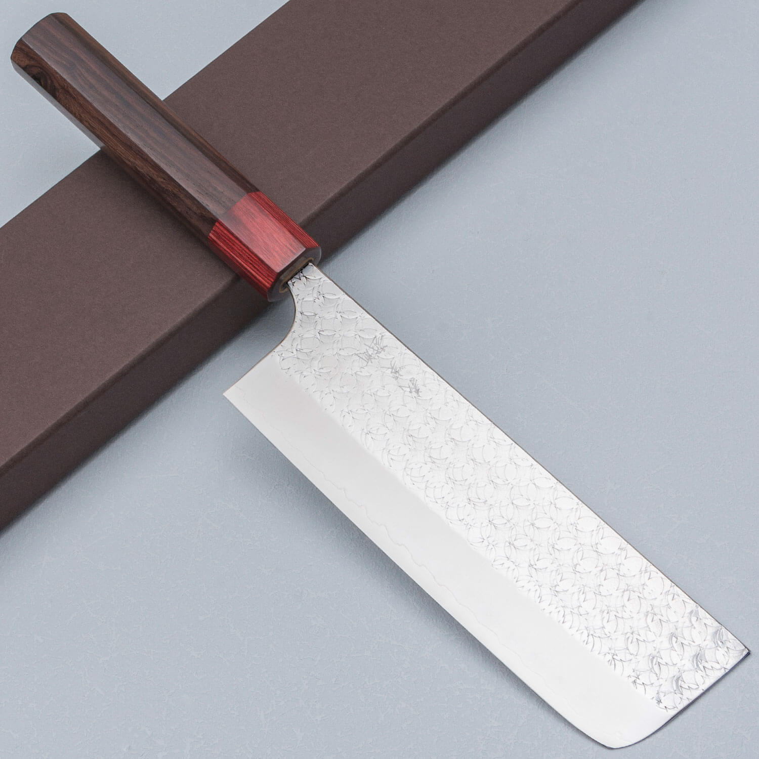Yoshimi Kato SG2 Minamo Rosewood Nakiri 16.5 cm | Meesterslijpers.nl