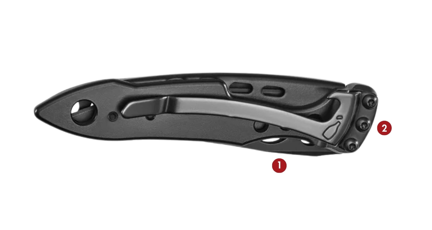 Leatherman Skeletool KB Pocket Knife OD Green | Knivesworld.eu